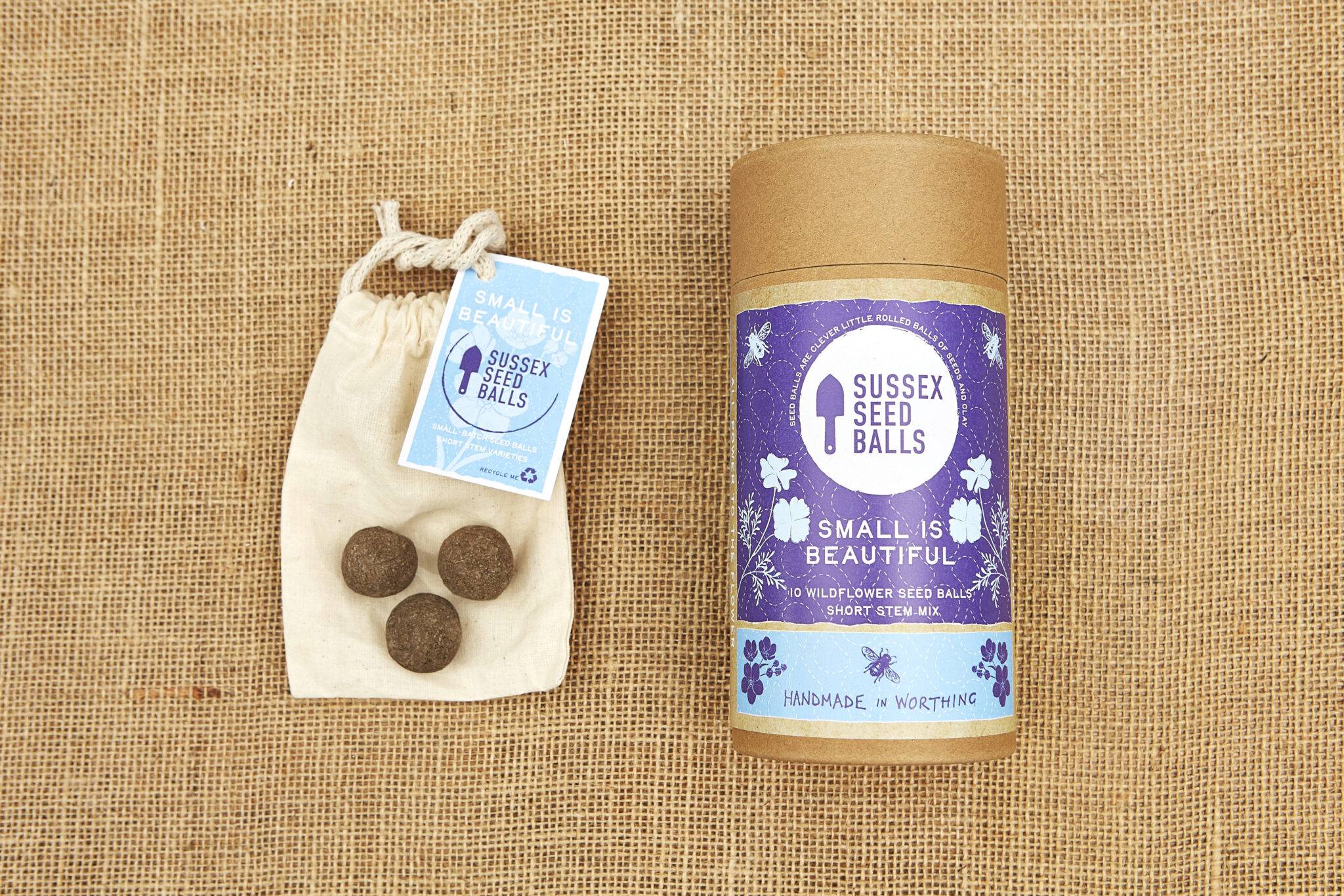 “Small is Beautiful” wildflower seed ball tube (shorter varieties – for ...
