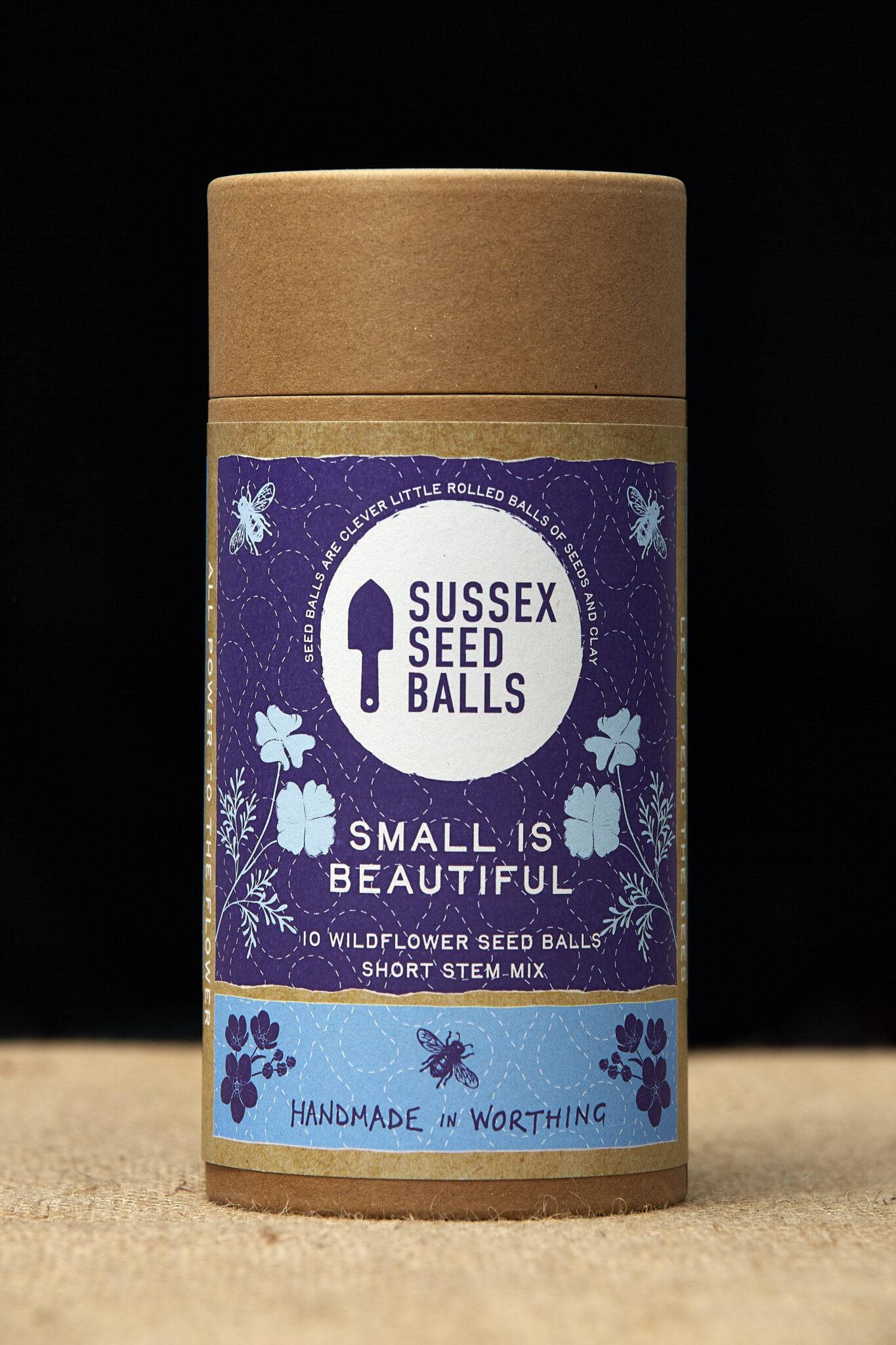 “Small is Beautiful” wildflower seed ball tube (shorter varieties – for ...